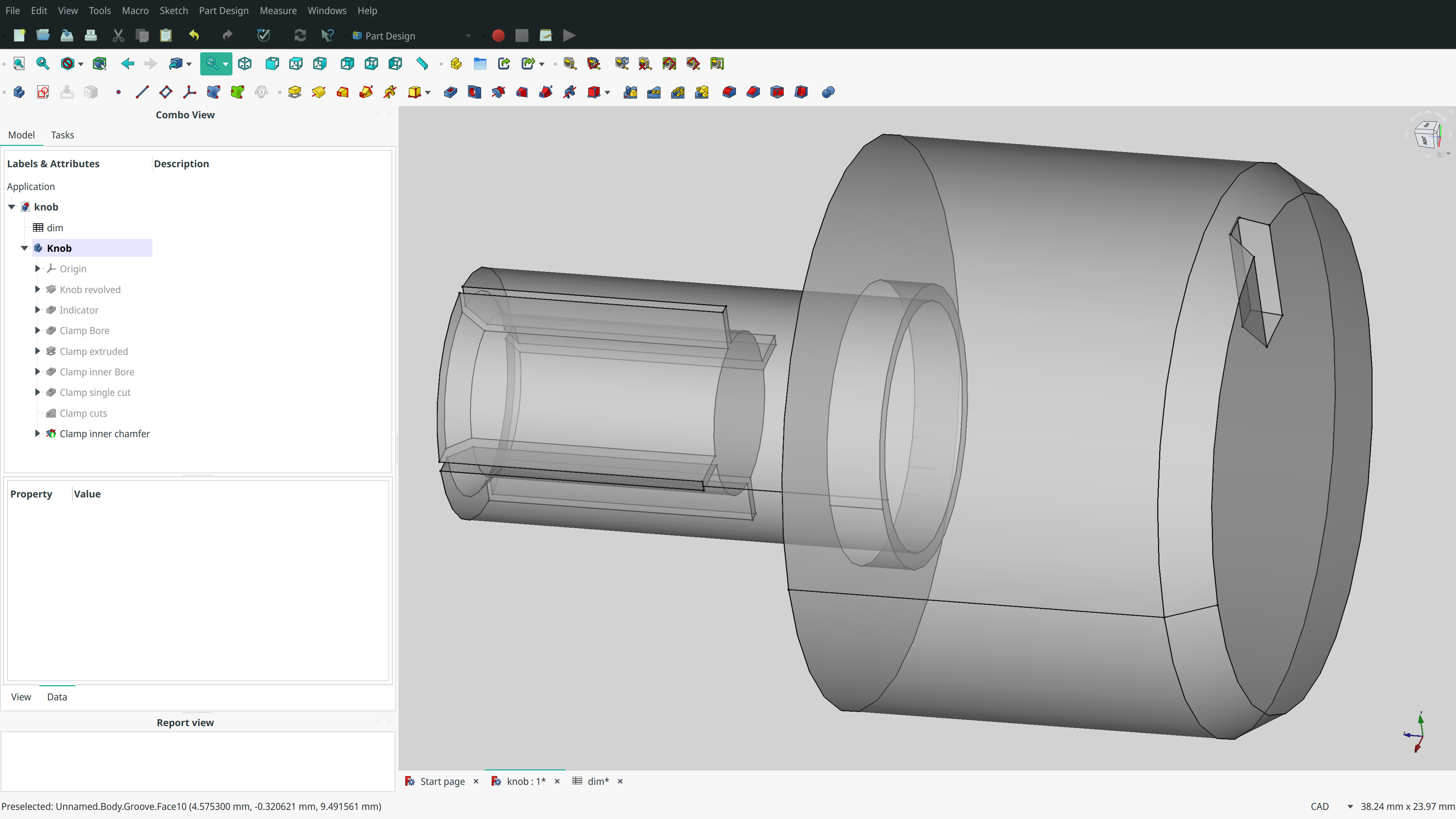 Fully parametric knob (FreeCAD) by NUeB | Download free STL model ...