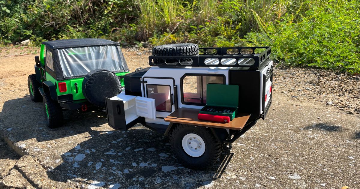"Rock Hopper" off road Camper 1:8 scale RC model by BlackCrow by ...
