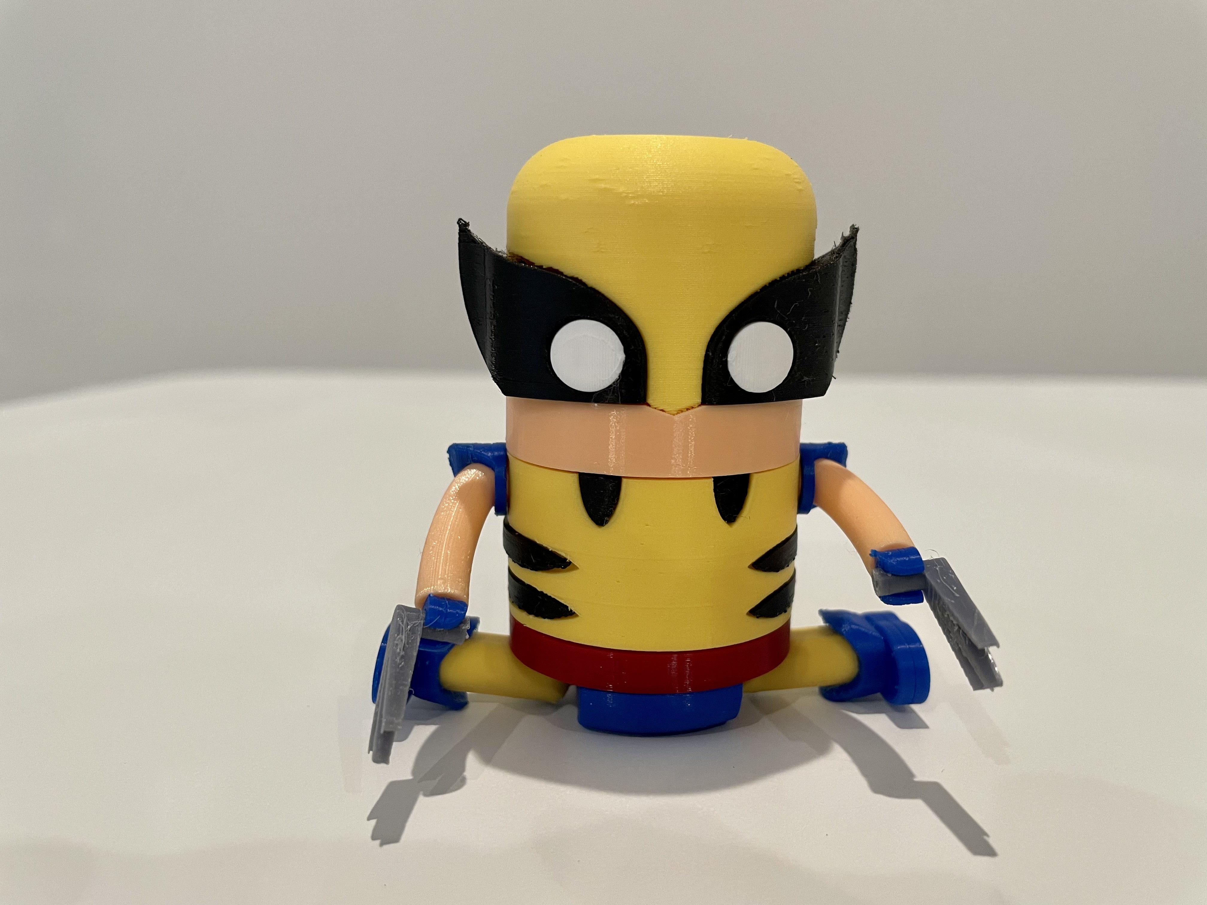 Wolverine Articulated Toy by Entopop | Download free STL model ...