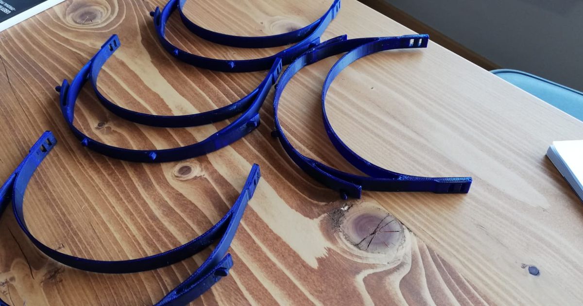 UPDATED 12mm x 8 Shields with Ladder Locks for 8mm Elastic Fabric ...