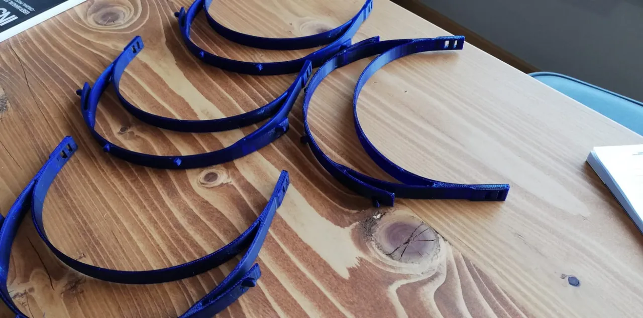 UPDATED 12mm x 8 Shields with Ladder Locks for 8mm Elastic Fabric ...