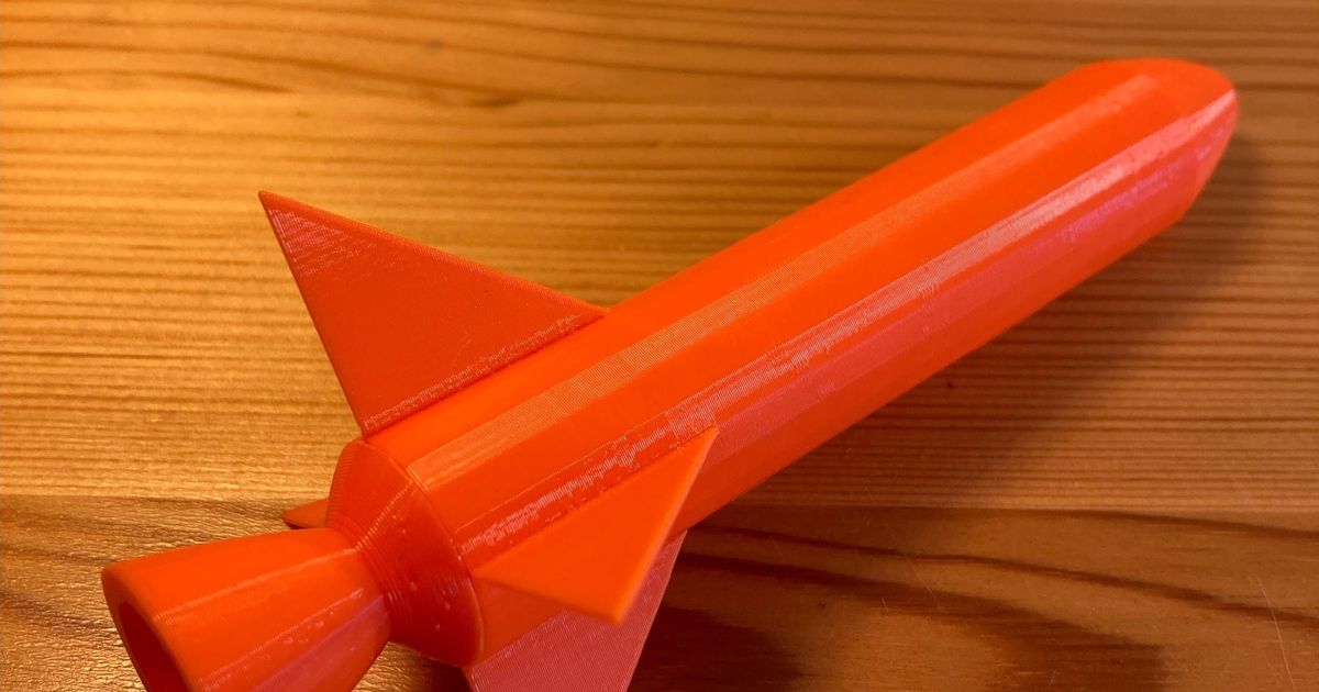 Simple and fun Toy rocket by Hyrax | Download free STL model ...