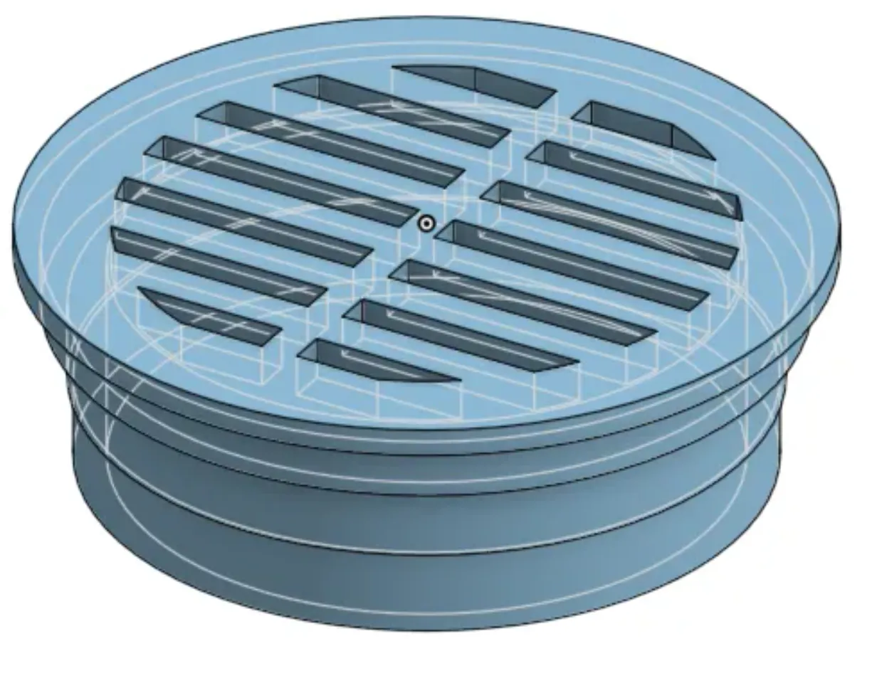 downspout drain cover 4-inch by themzlab | Download free STL model ...