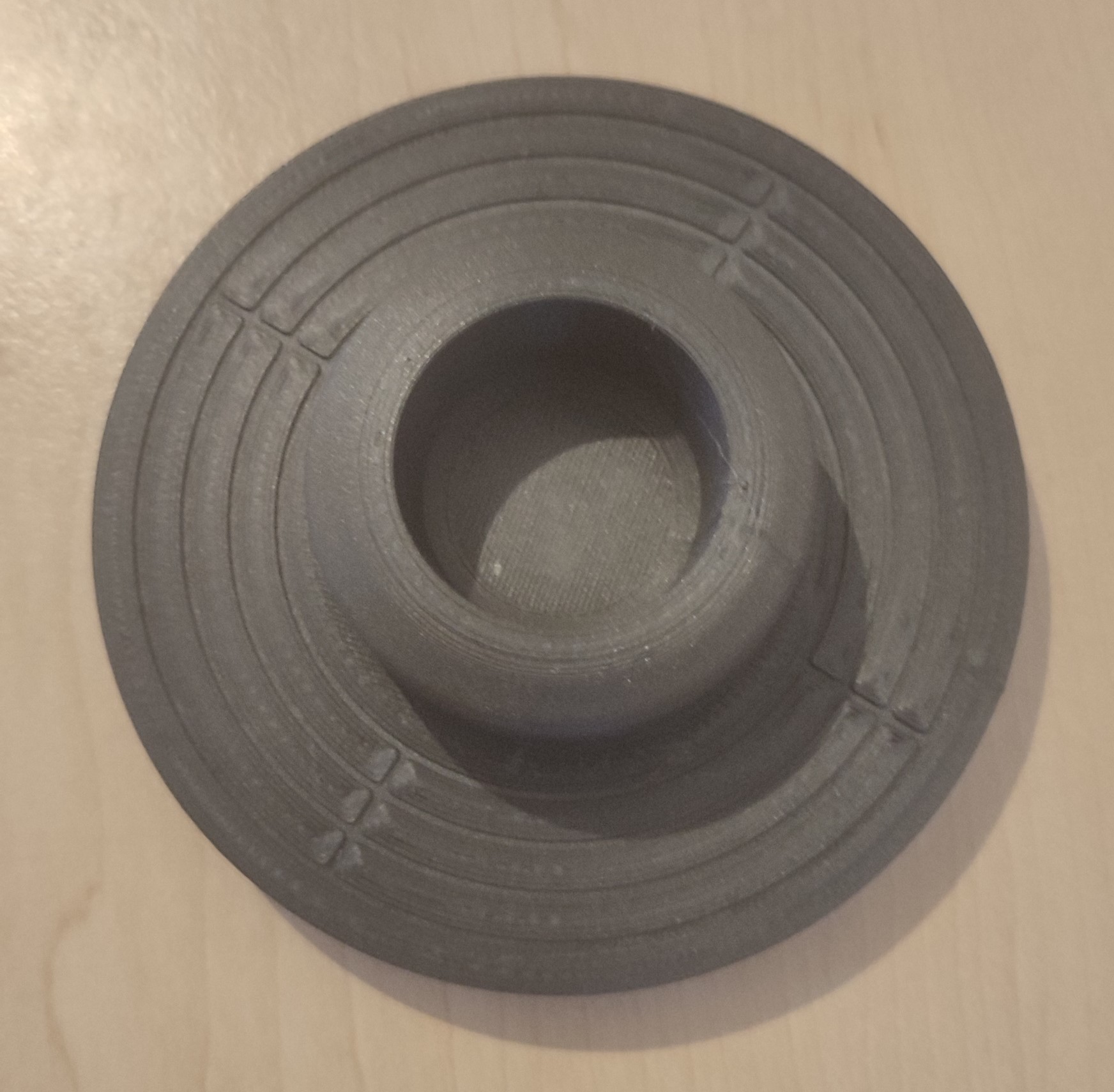 Horizontal Filament spool holder / roller for deformed spools by Lucas ...