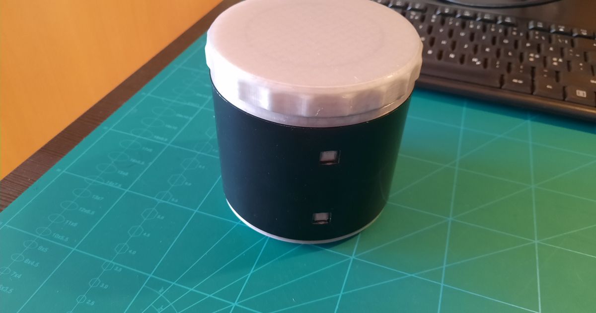 Filament Spool Container - Screw Lid by Fredslund | Download free STL ...