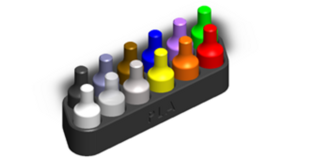 Filament Samples Rack by Mr. Bartzabel | Download free STL model ...