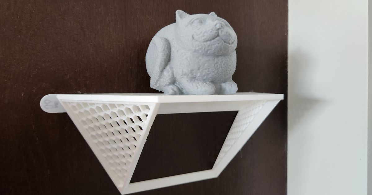 Floating Honeycomb Display Shelves 3m command by spdwalrus | Download ...