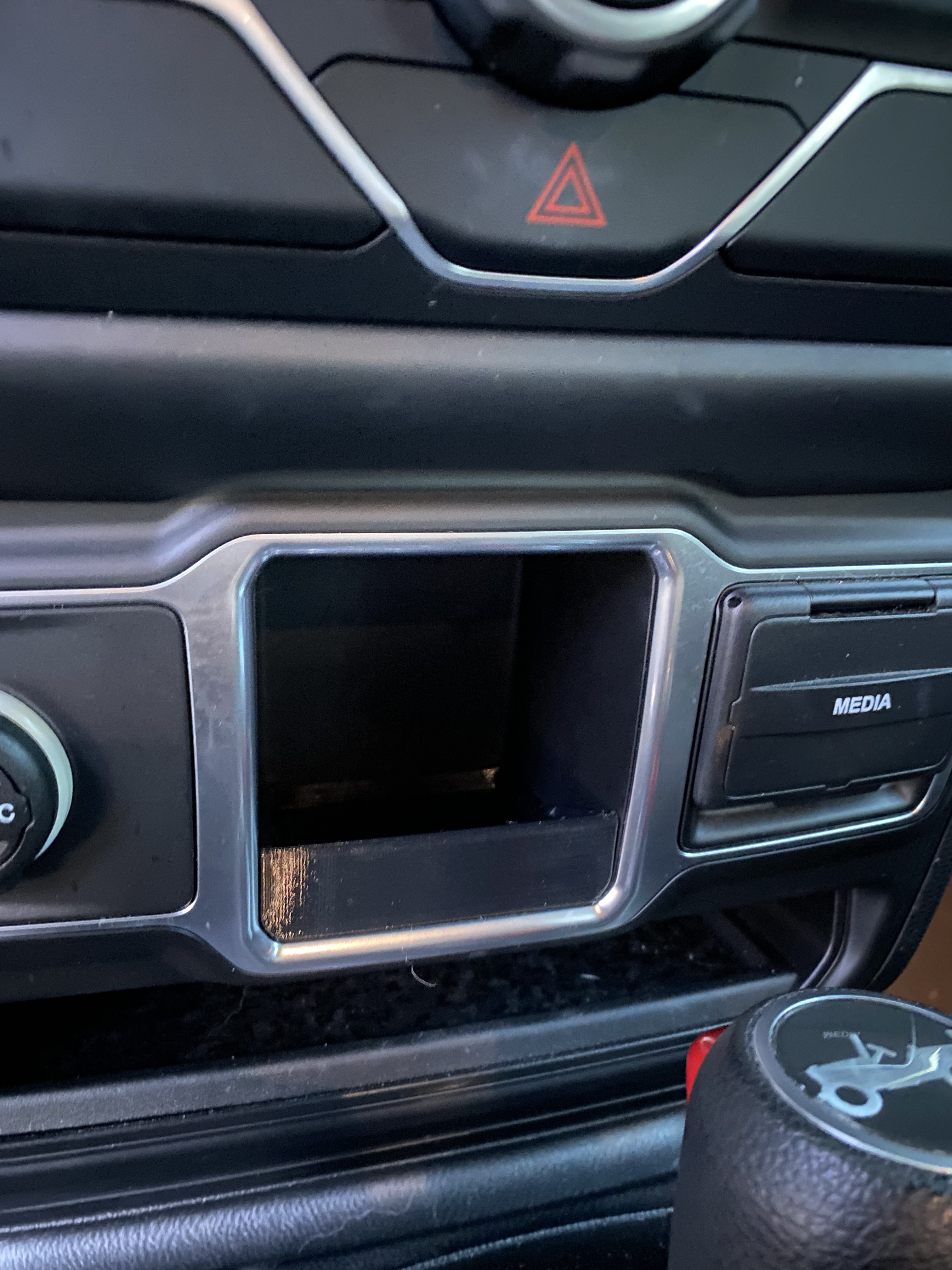 Jeep Wrangler JL - Center Dash Tray by CustomNiches | Download free STL ...
