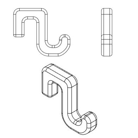 Mini Hook for Skadis by MattBurt | Download free STL model | Printables.com