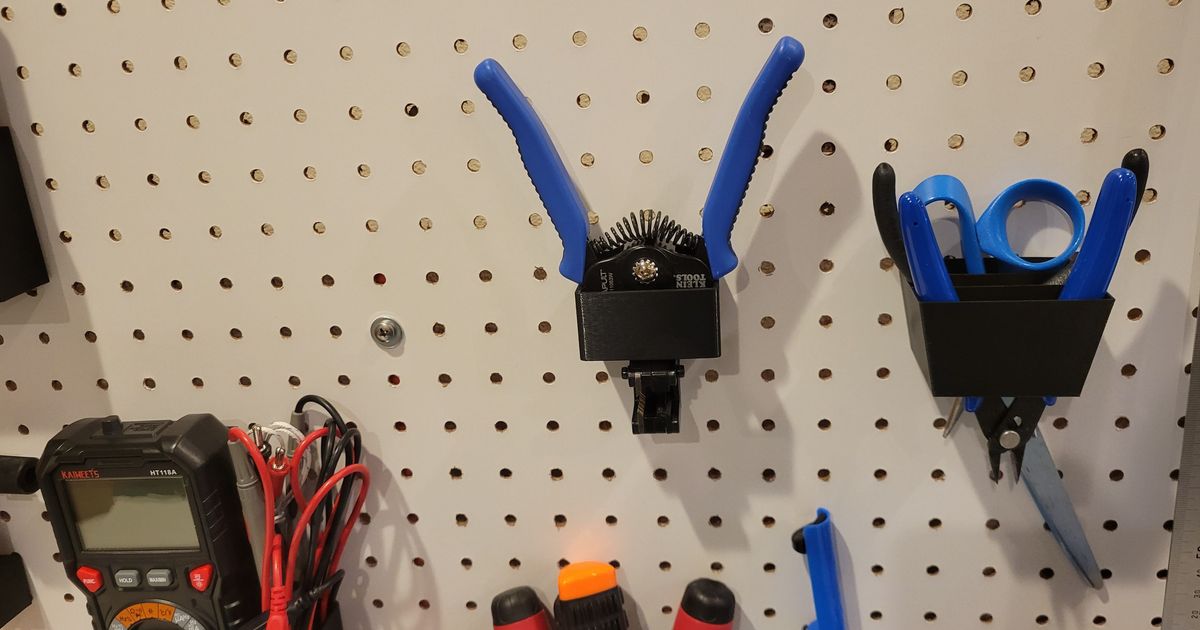 Klein Katapult Wire Stripper Pegboard Holder by Shabubu | Download free ...