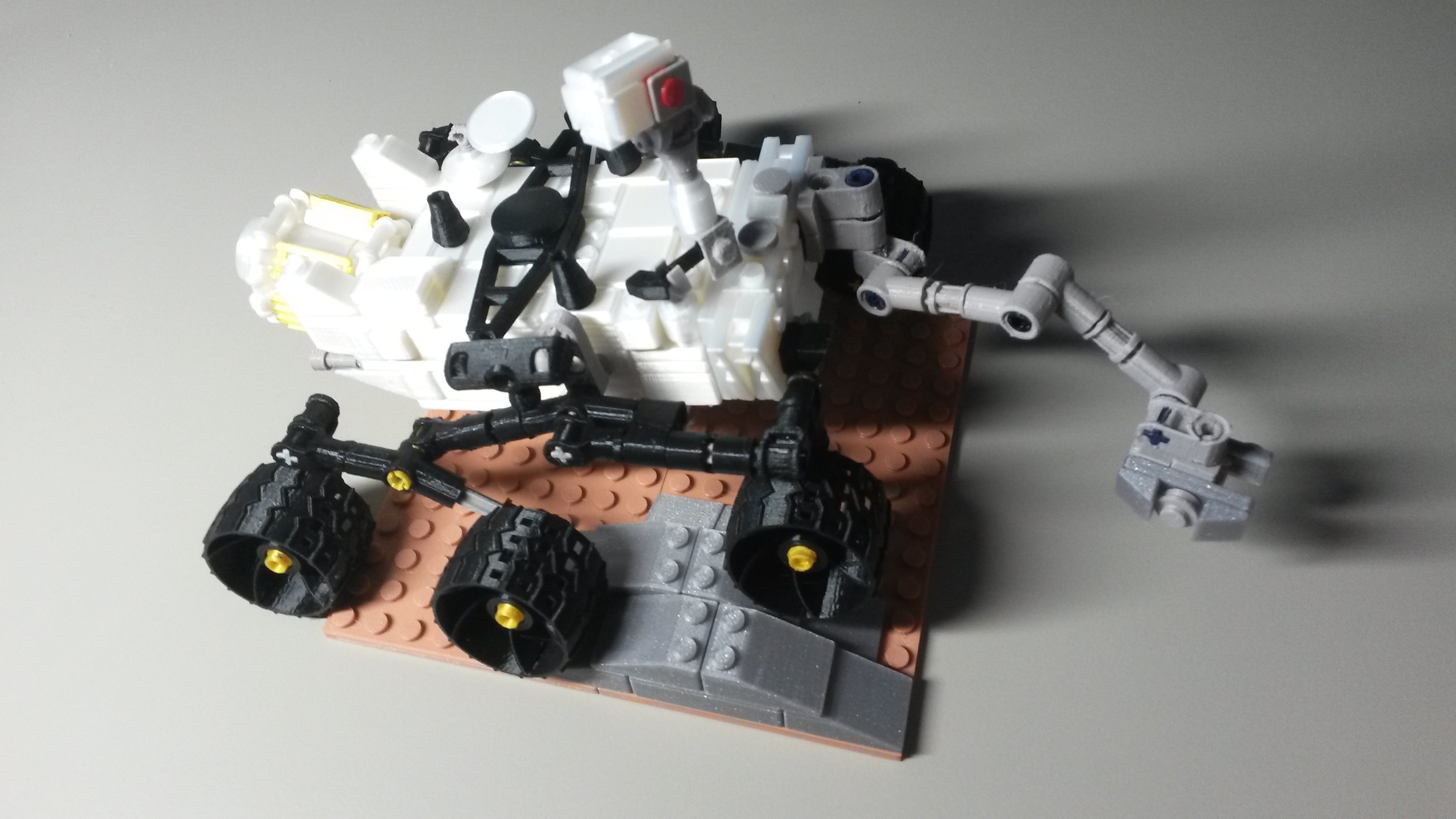 Curiosity rover wheel for LEGO by mima232 | Download free STL model ...