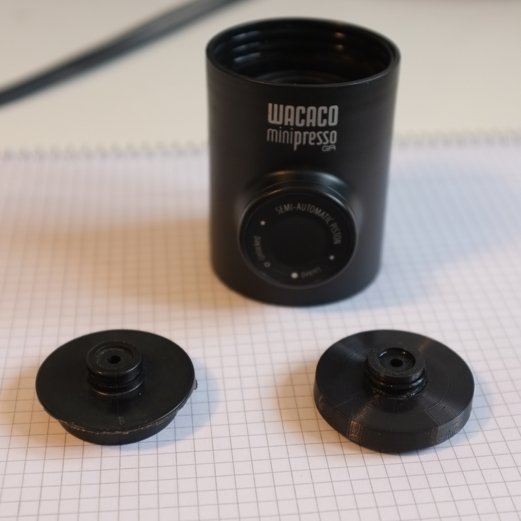 Wacaco Minipresso GR portafilter frame by Jonni | Download free STL ...