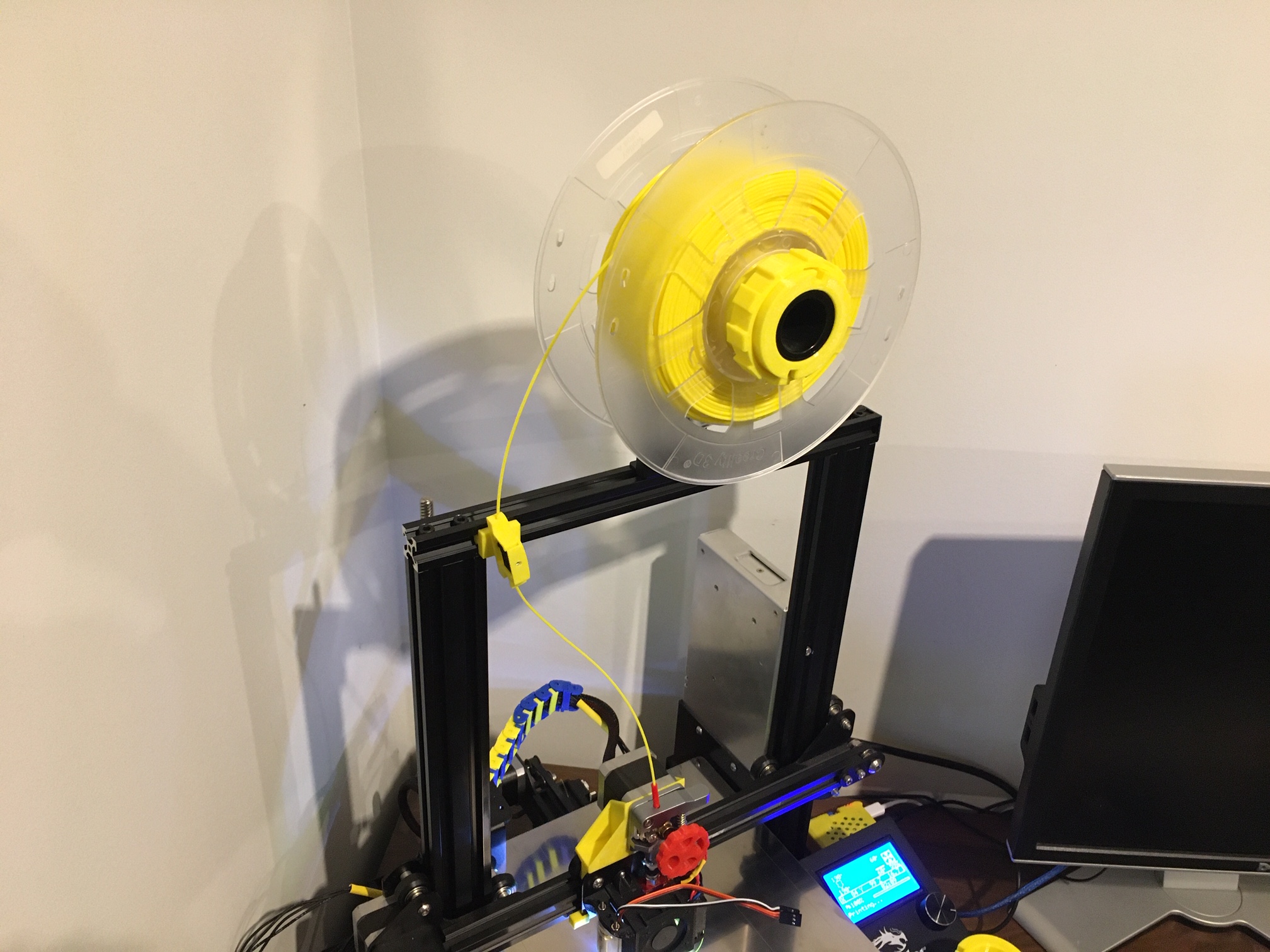 Ender 3 Pro Filament reel spacer by SouthBear | Download free STL model ...