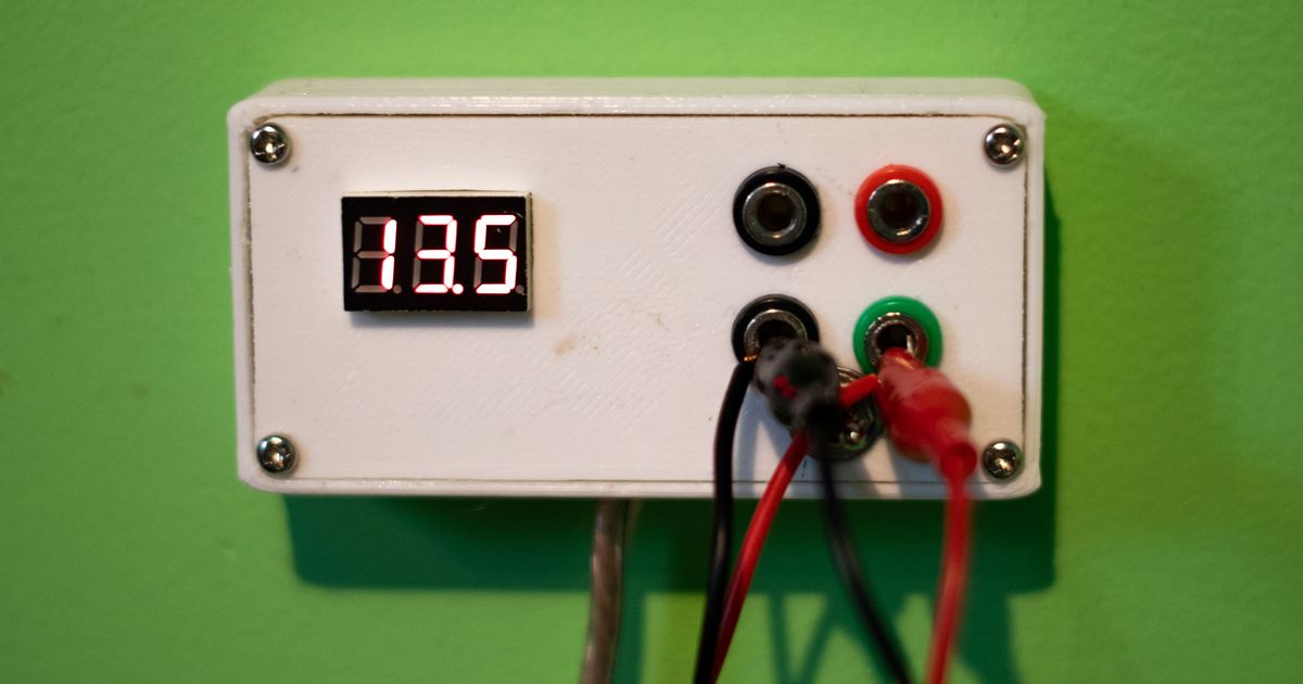 Distribution Box for 12V solar setup with Voltage indicator by Miaoucat ...