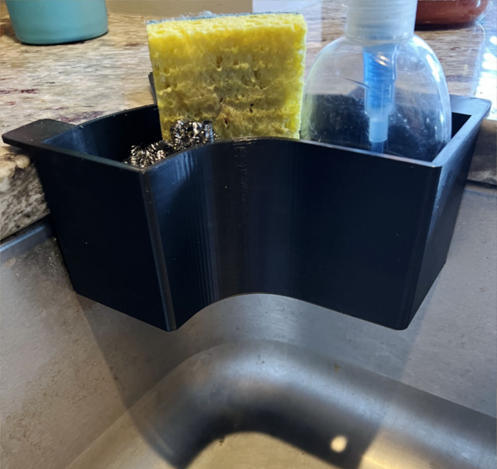 Corner Sink Basket & Strainer by Zerg | Download free STL model ...