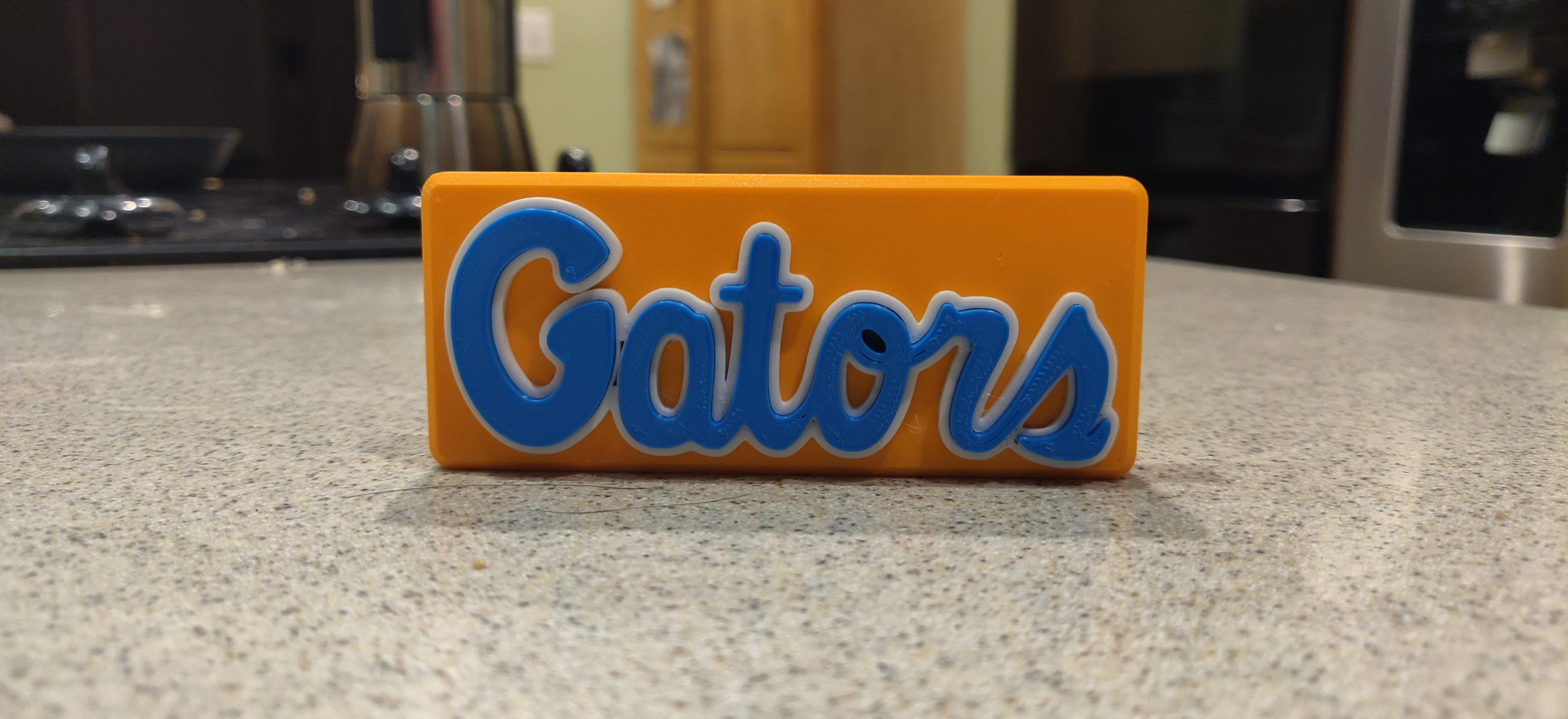 University of Florida Gators Script logo por joejuan | Descargar modelo ...