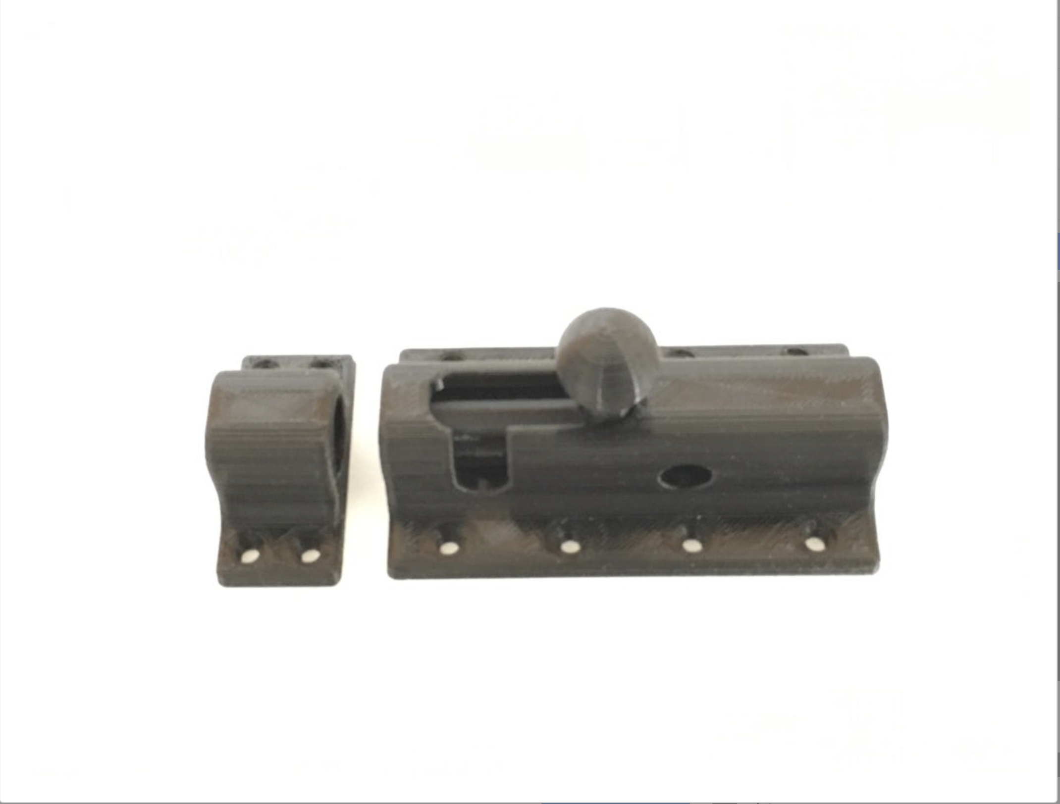 Lockable gate bolt by Jerry Lee | Download free STL model | Printables.com