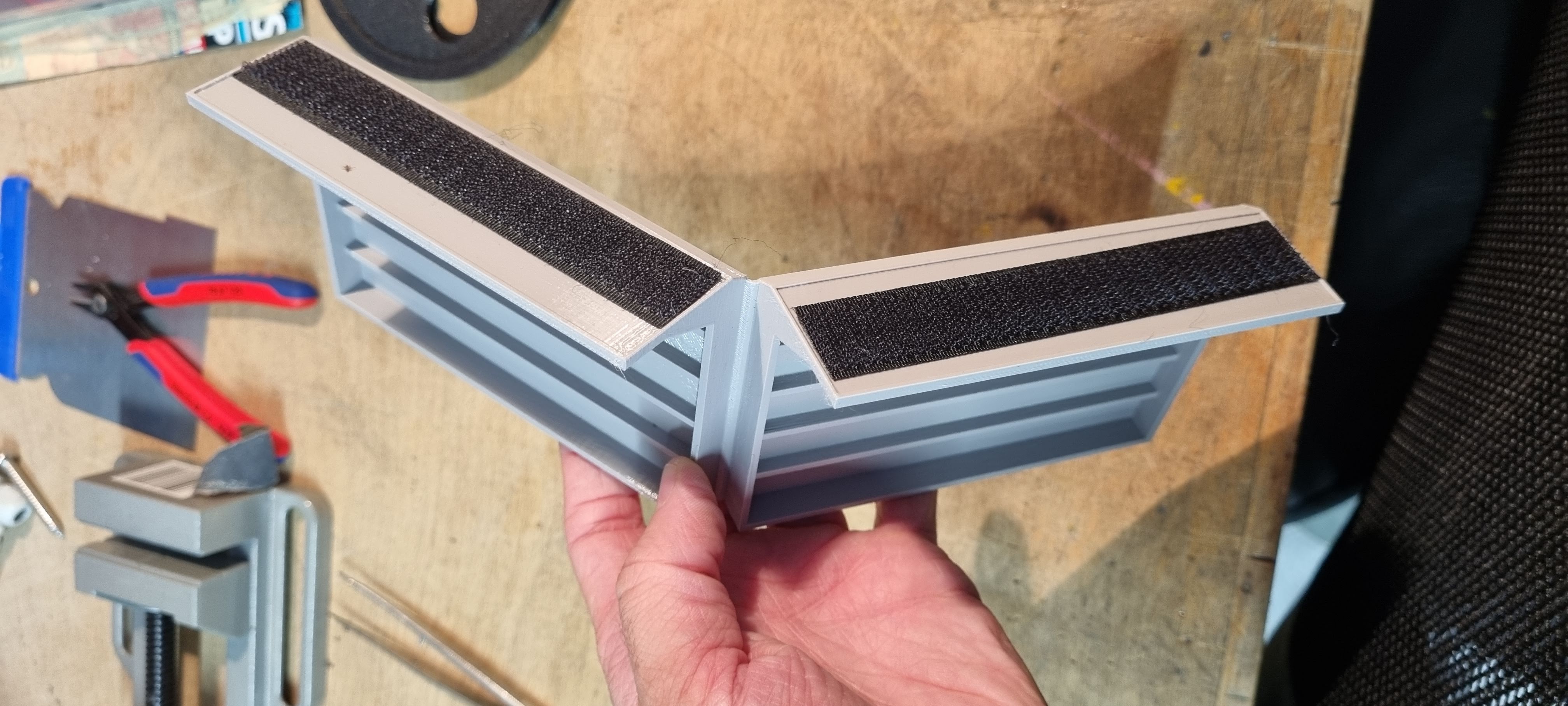Car trunk velcro divider by Maru | Download free STL model | Printables.com