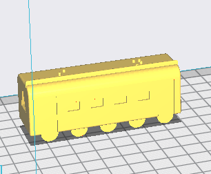 train in 3 parts by 3D printing girll | Download free STL model ...