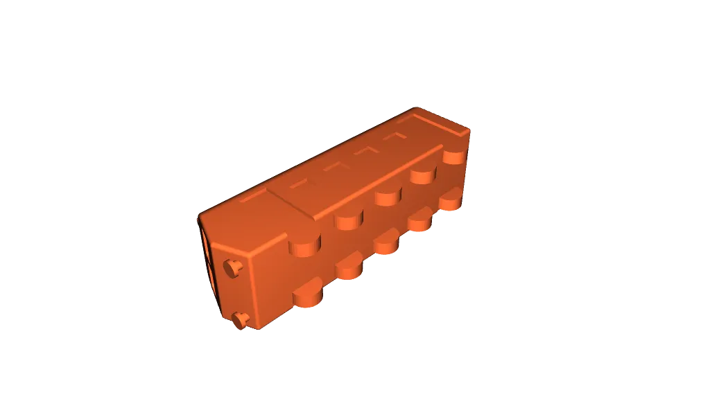 train in 3 parts by 3D printing girll | Download free STL model ...