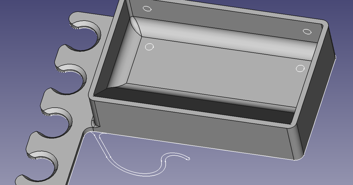 Oscilloscope probe holder and tray by SoulWager | Download free STL ...