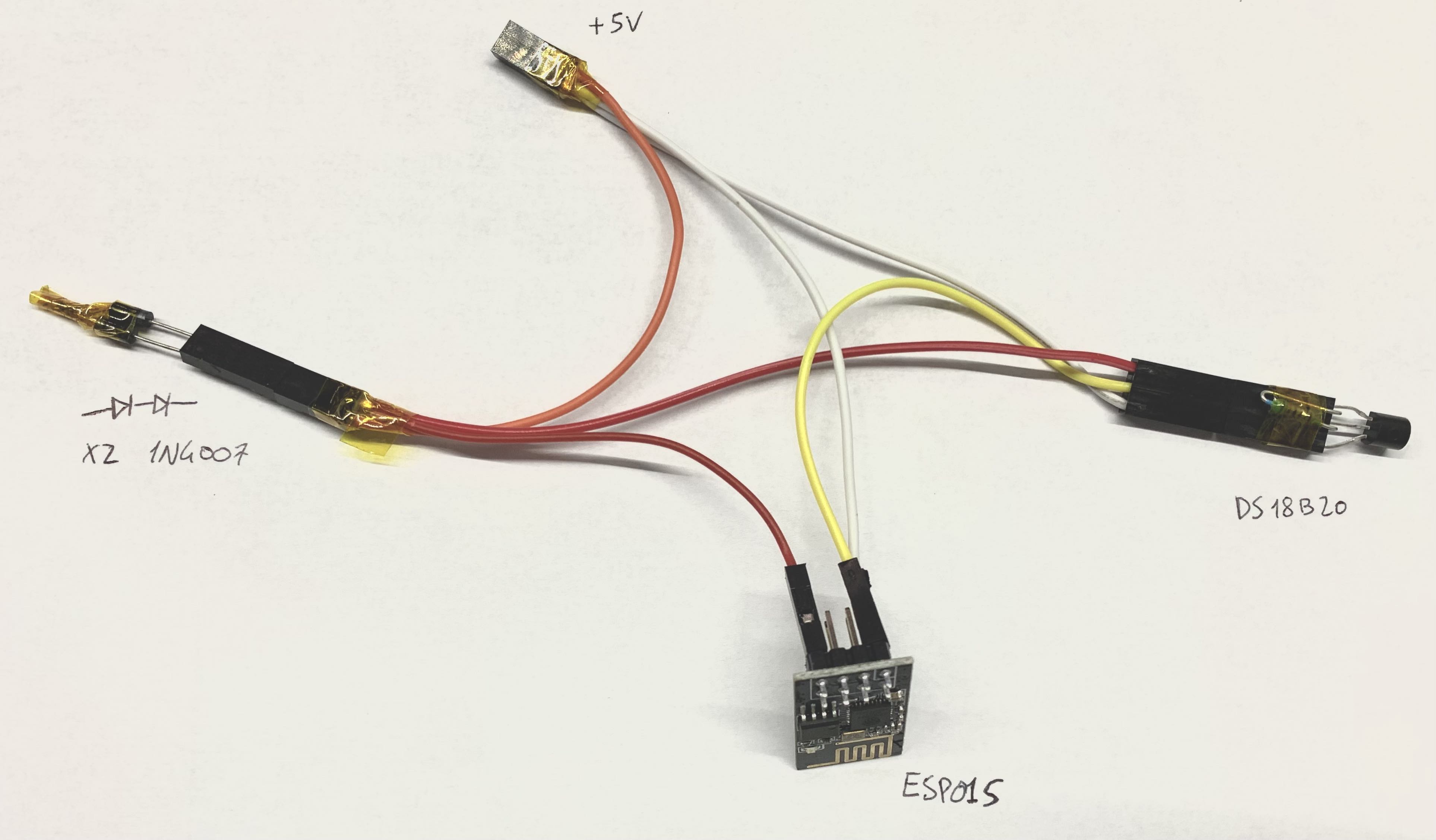 Actually accurate Esp8266 (Esp01s) Temperature sensor using ds18b20 ... Actually accurate Esp8266 (Esp01s) Temperature sensor using ds18b20 ...
