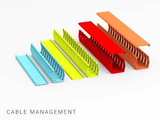 Trunking (Cable management Channel ) by 3DP-MAMSIH | Download free STL ...