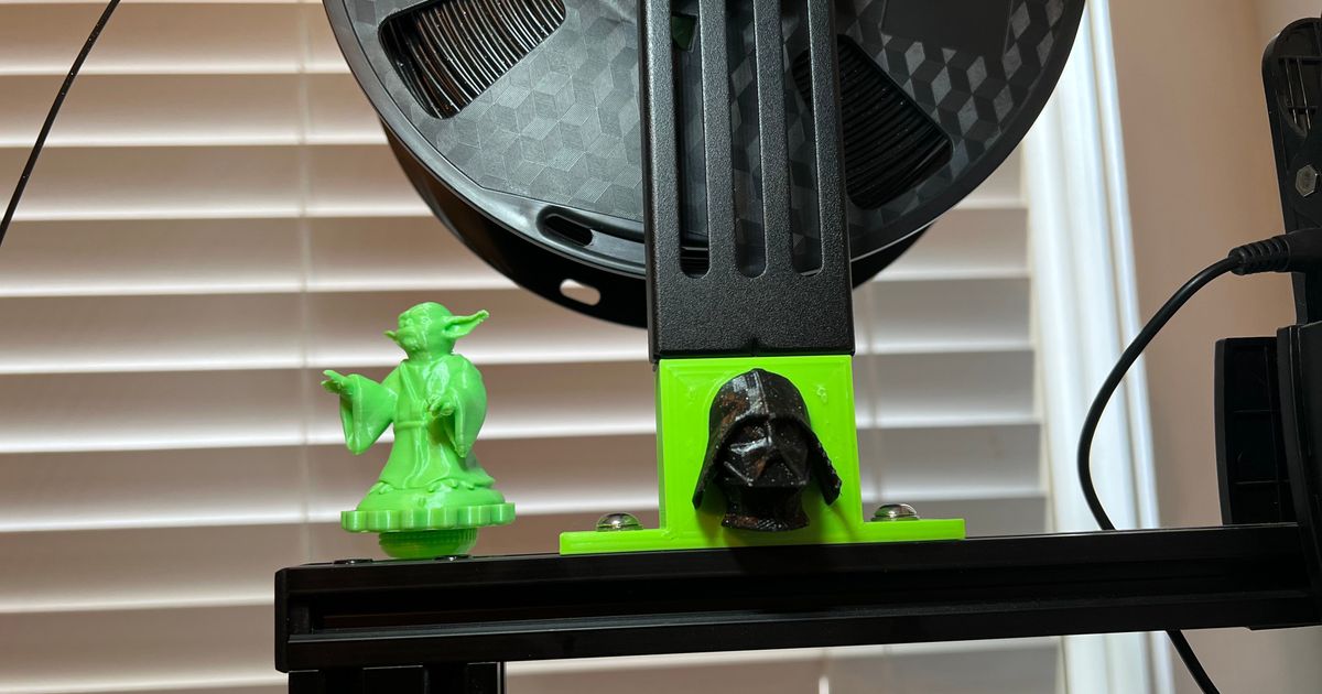 Darth Vader Filament Spool Spacer by DizzyDwarf | Download free STL ...