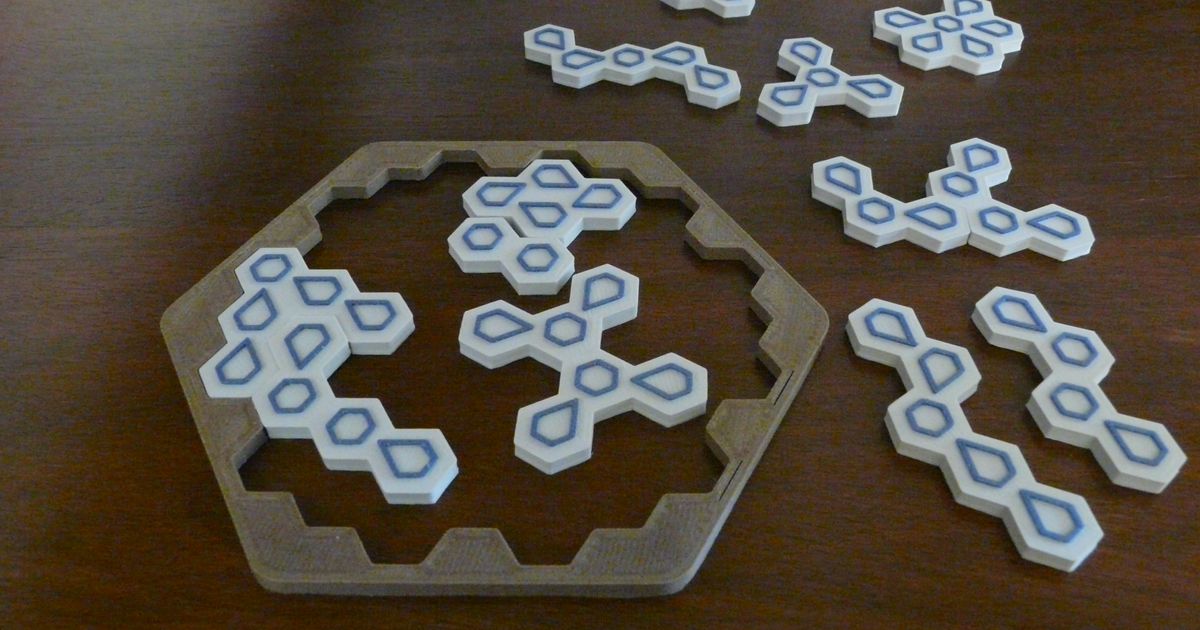 Polyhex Puzzle by voidbubble | Download free STL model | Printables.com