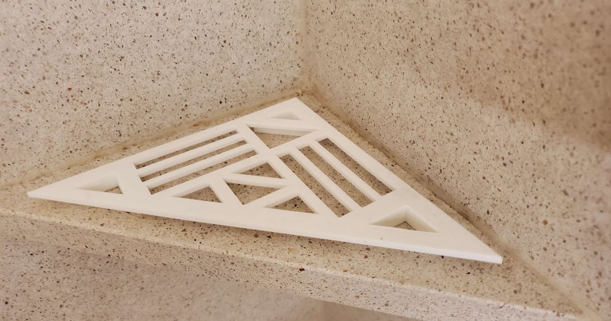 Triangle soap tray by YaBoiTurt | Download free STL model | Printables.com