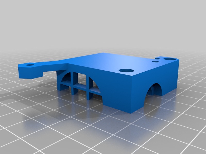 Cut off Prusa Original i3 MK2 Extruder Cover by Cova | Download free ...