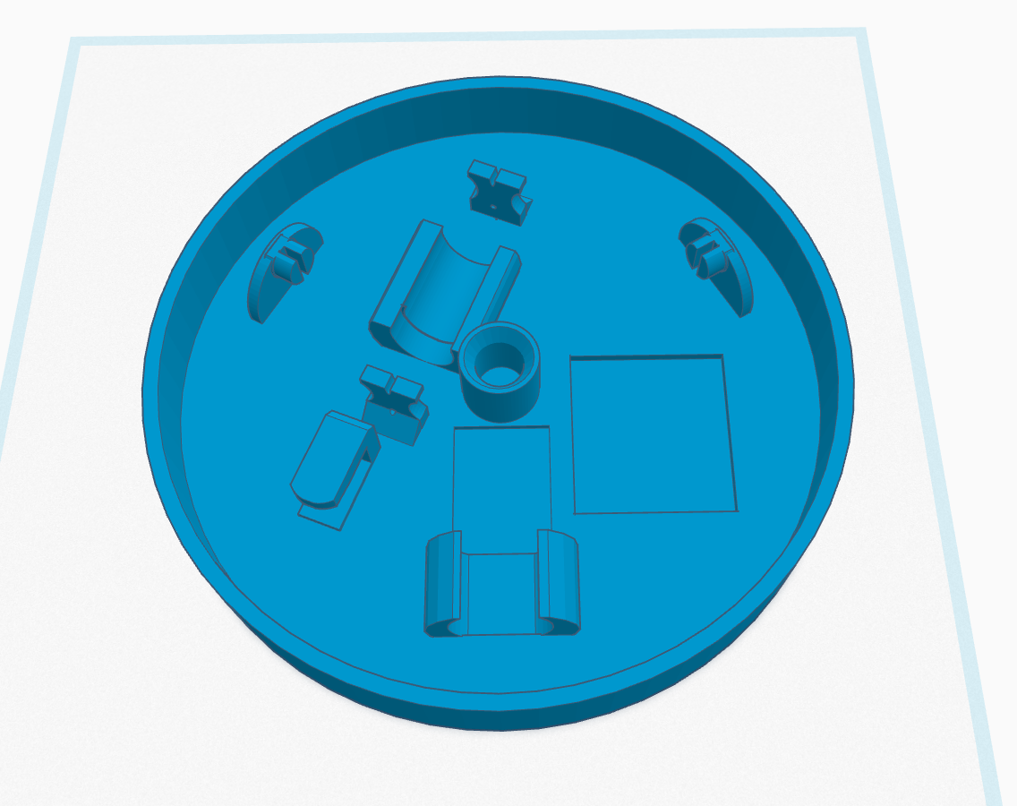 Compact rotating platform project- 14cm wide x 2.5cm tall by Triple G ...