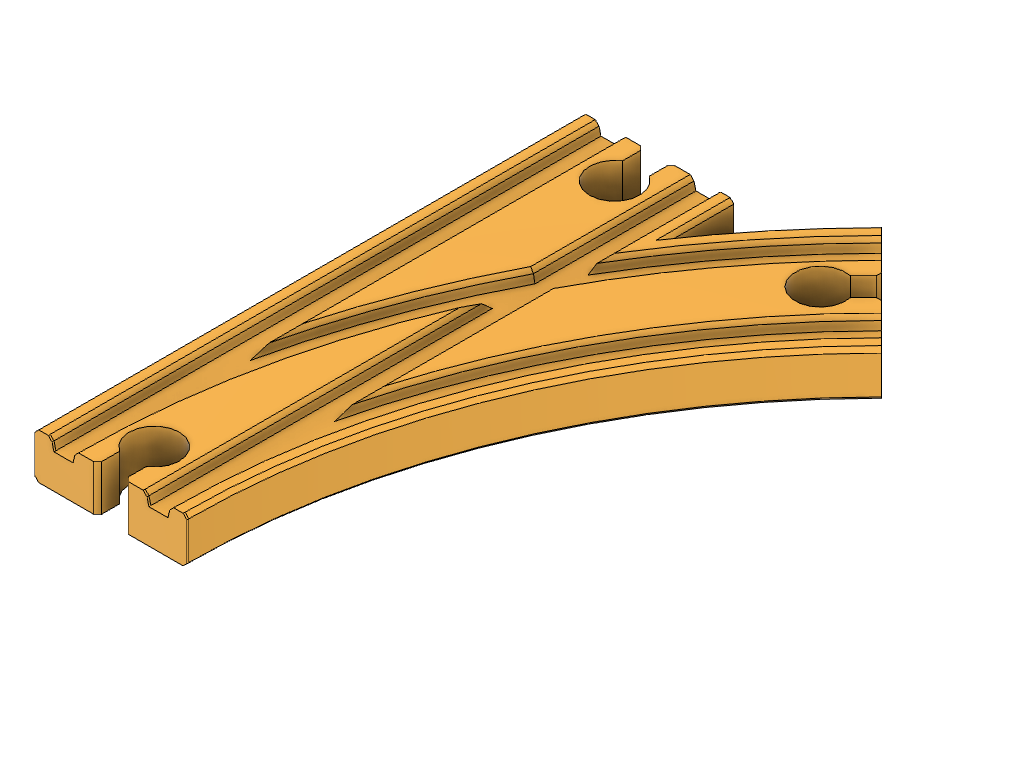 More Than 20 Brio Rails And Switches by cewo | Download free STL model ...