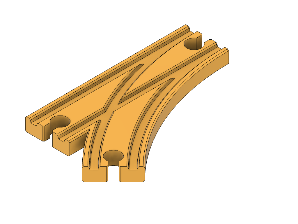 More Than 20 Brio Rails And Switches by cewo | Download free STL model ...