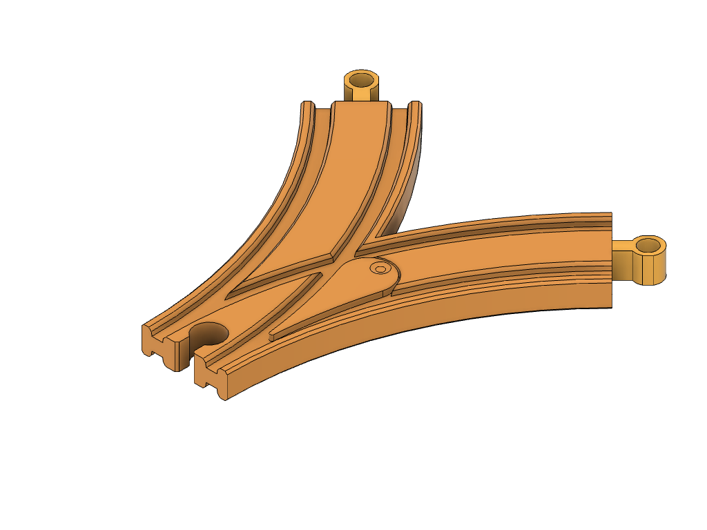 More Than 20 Brio Rails And Switches by cewo | Download free STL model ...