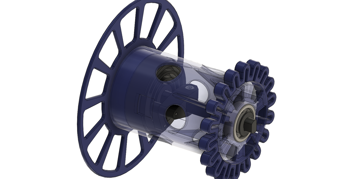 Tinik spool rewinder by Micke | Download free STL model | Printables.com