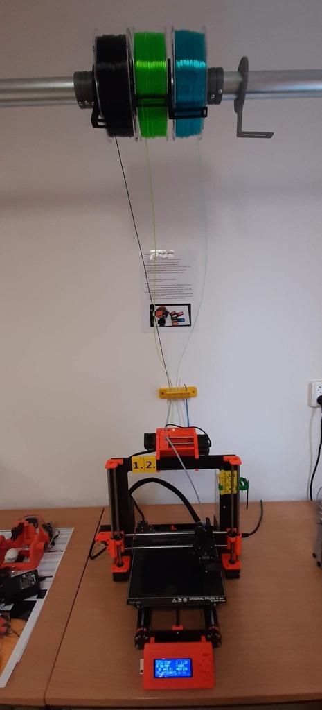 Prusa 3D spool filament fall prevention by martin_pihrt | Download free ...