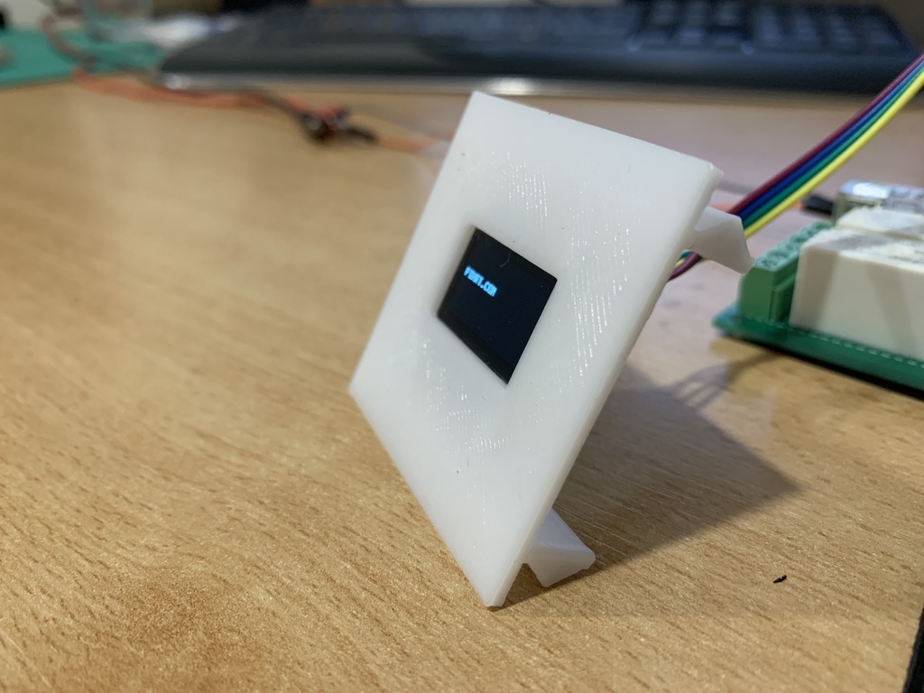 OLED 128x64 I2C to electricity distributor - rozvaděč by martin_pihrt ...