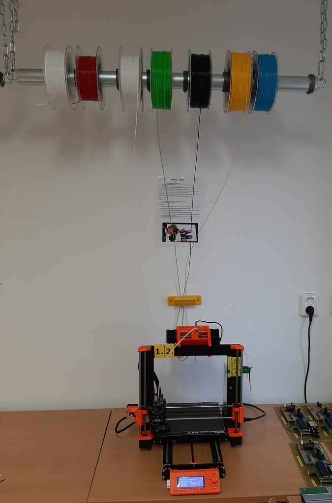 Prusa MMU2 tube holder for filament by martin_pihrt | Download free STL ...