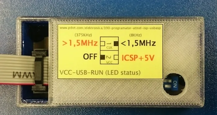 Atmel ICSP USBasp - programátor by martin_pihrt | Download free STL ...