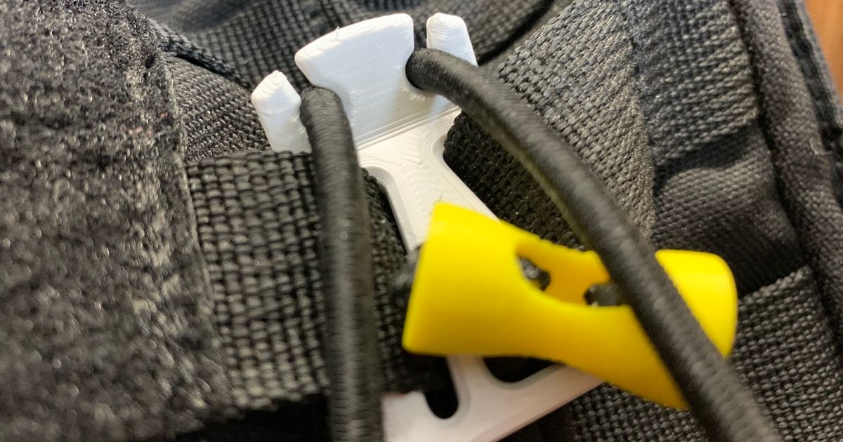 MOLLE strap management clip by fns720 | Download free STL model ...