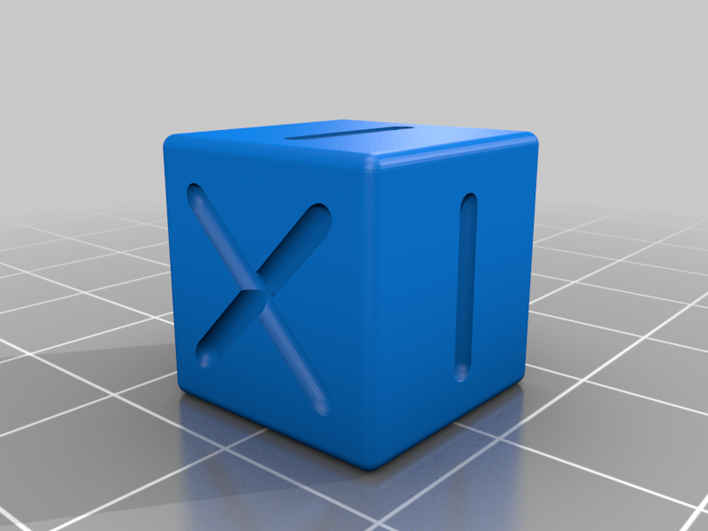 Non Transitive Rock-Paper-Scissor Dice by merec | Download free STL ...