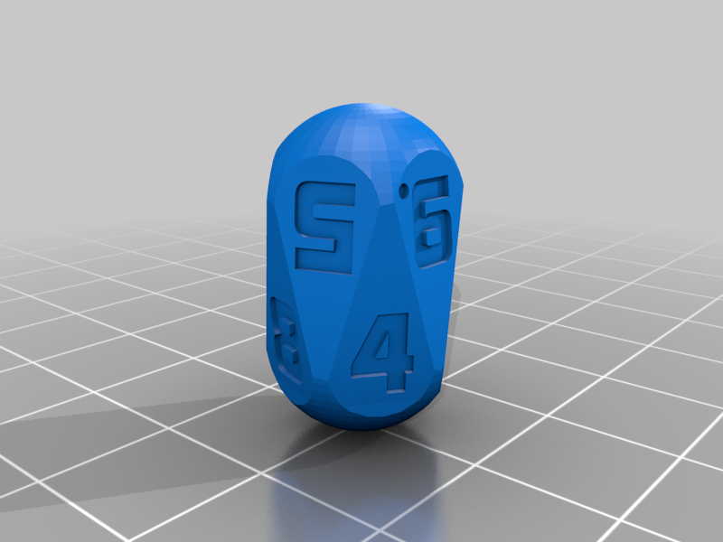 Barrel Dice with Spherical End by merec | Download free STL model ...