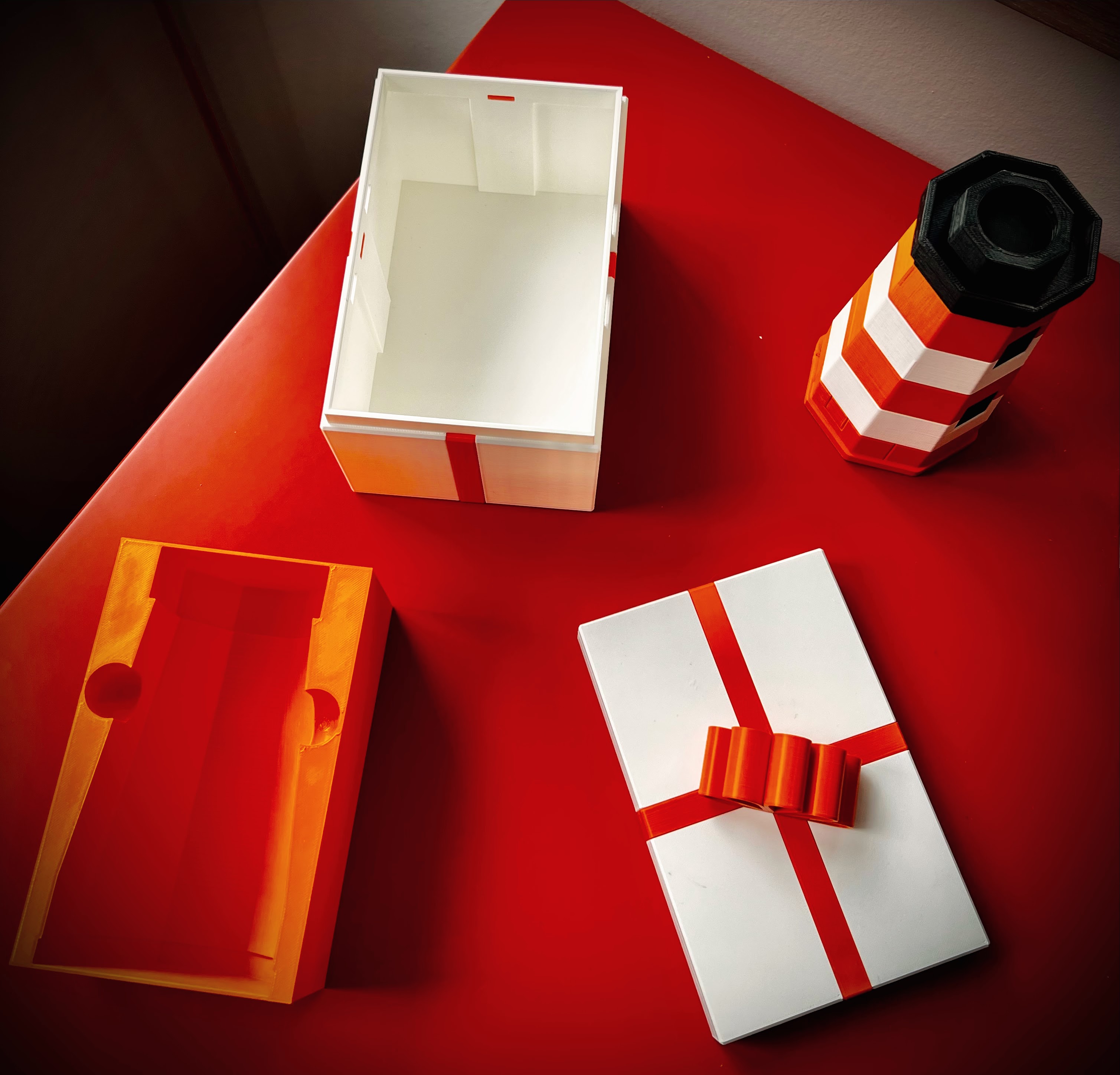 Gift Box for 3D Printy Lunar Lighthouse Puzzle Box by Pierre | Download ...