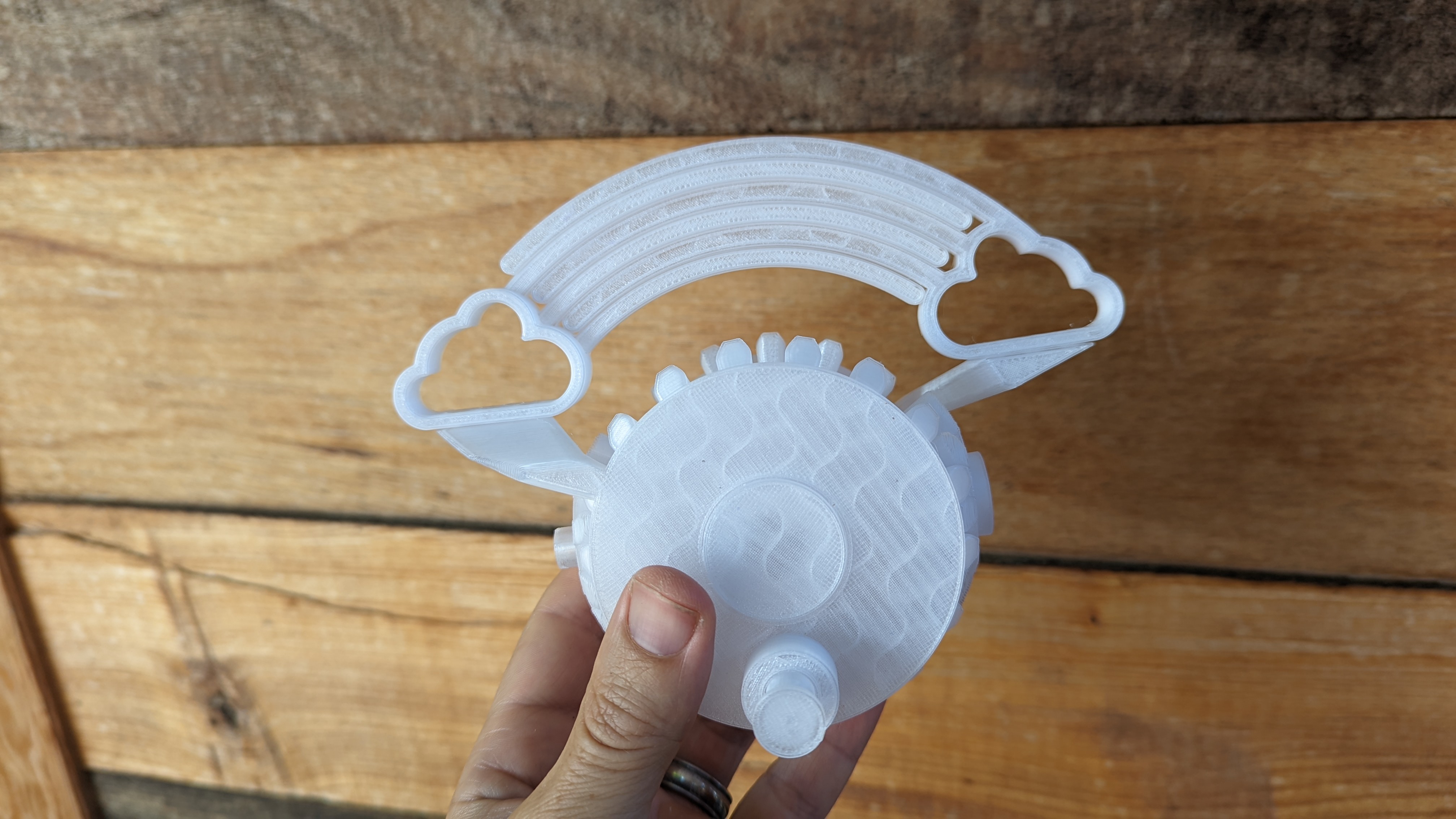 Rainbow Bevel Gear Fidgety Thingamajig by thebrew.shop | Download free ...