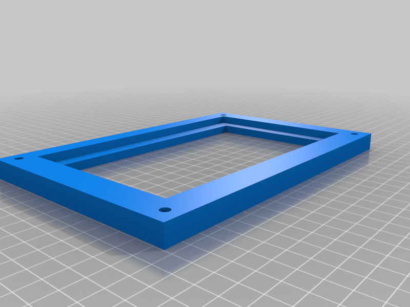 SZFYDOSH 7" Pi Touchscreen 3030 case by Baffo | Download free STL model ...