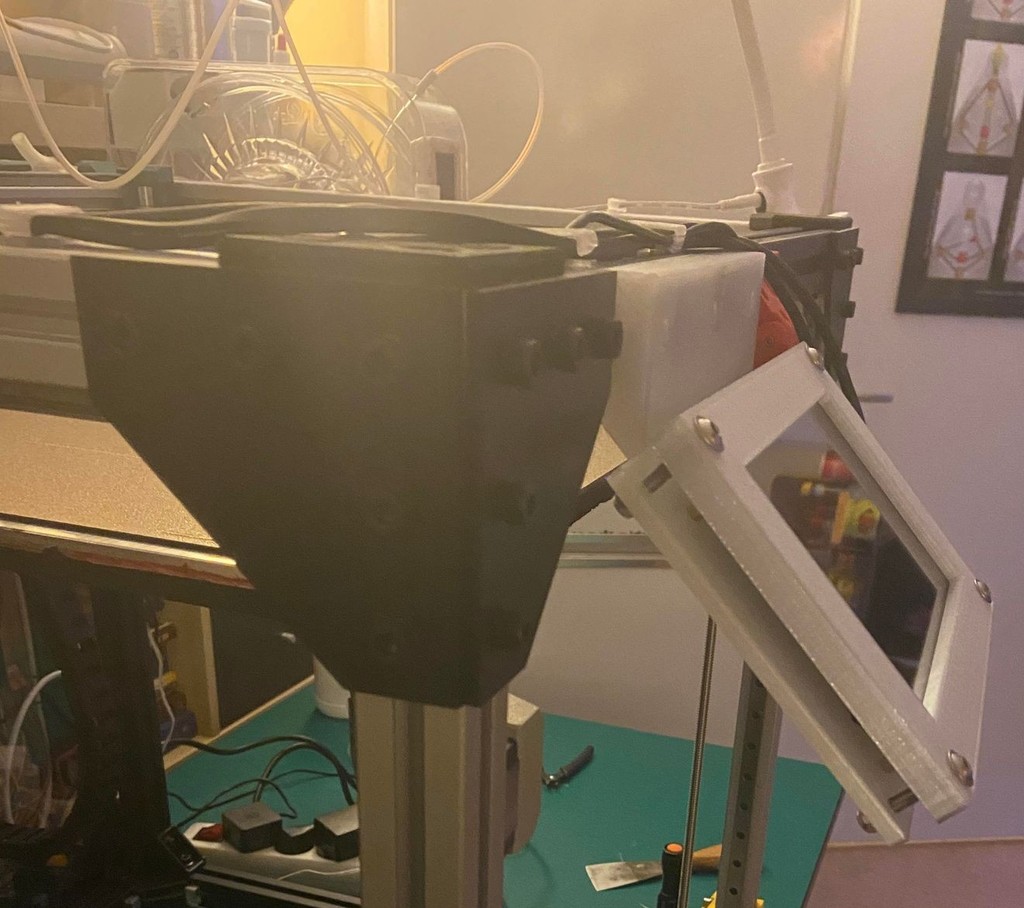 SZFYDOSH 7" Pi Touchscreen 3030 case by Baffo | Download free STL model ...