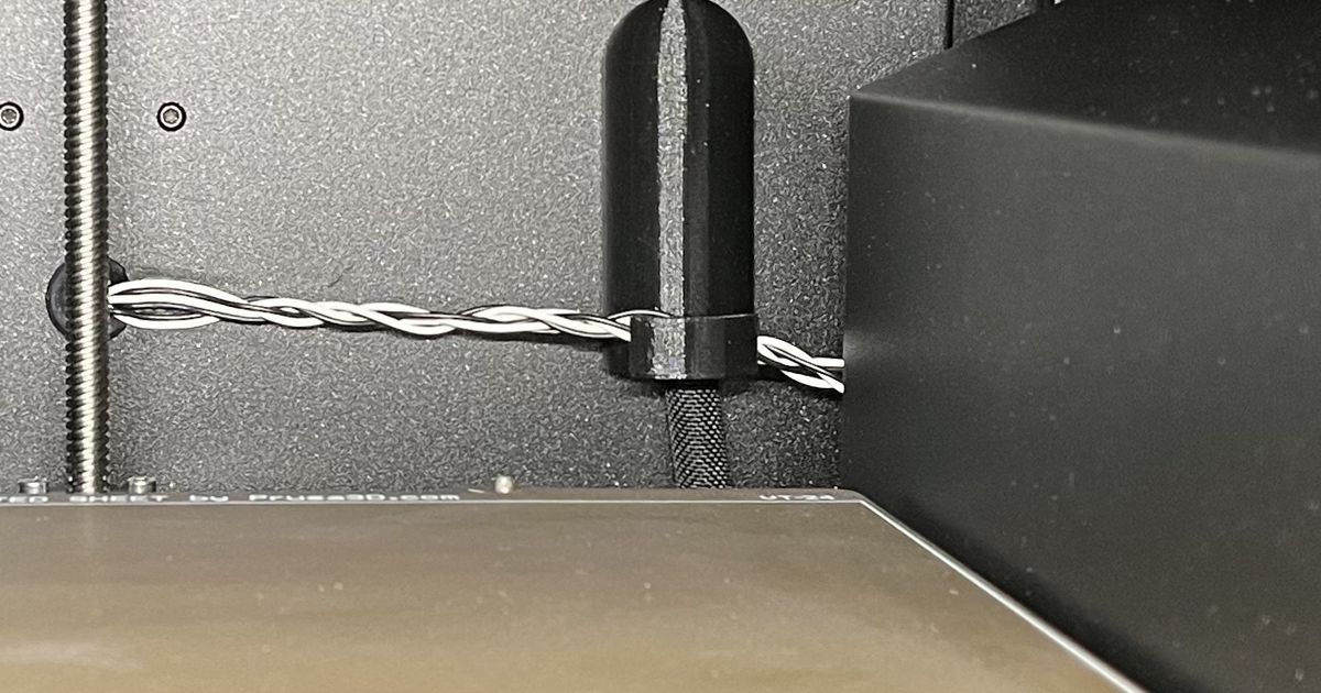 Prusa CORE One Heatbed Cable Entry Cover with Input Shaper ...