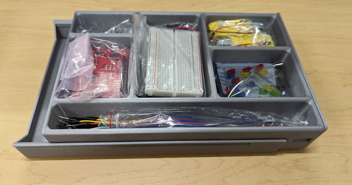 Sparkfun Tinker Kit case by Kevin Hughes | Download free STL model ...