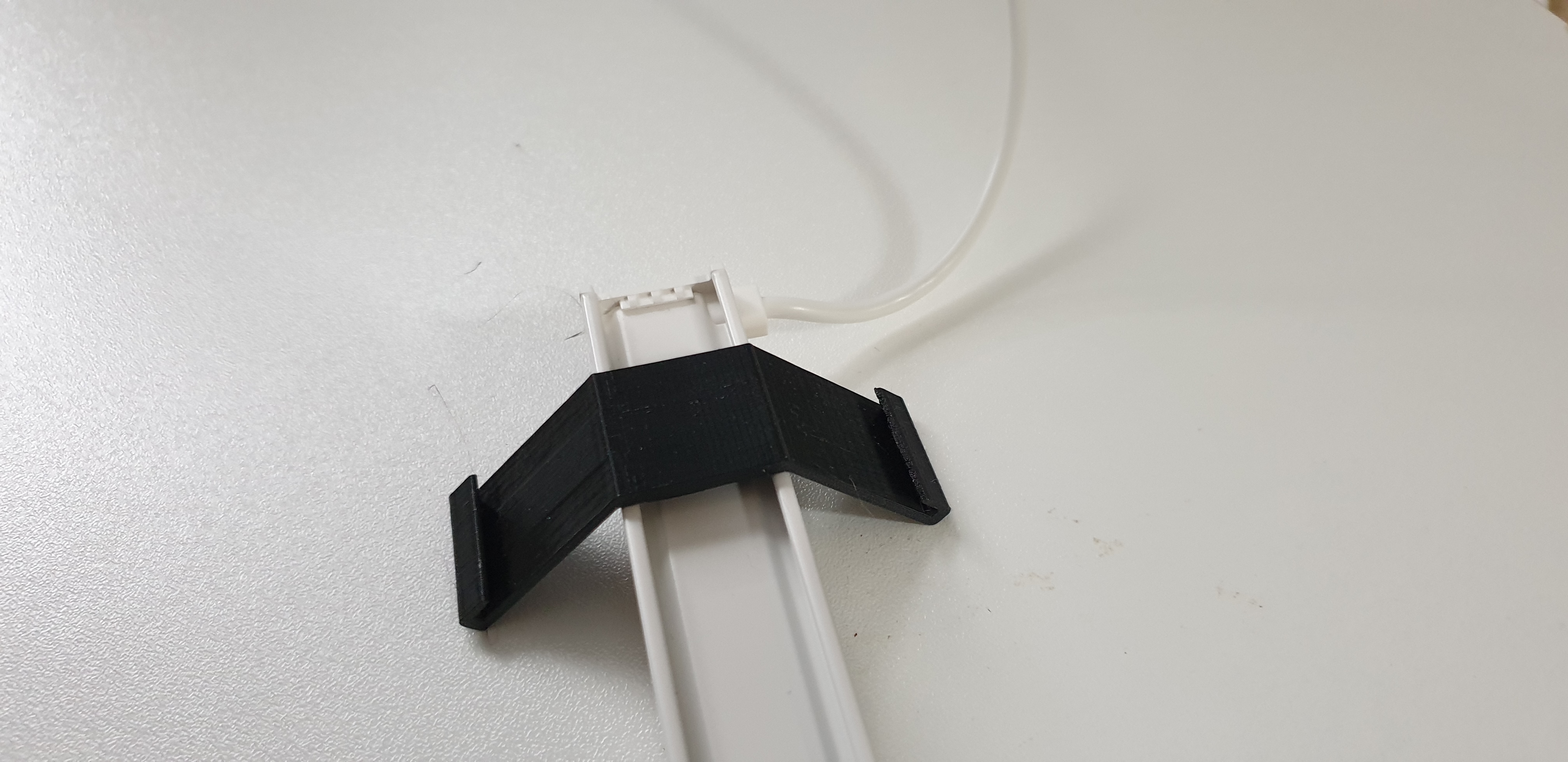ledstrip clips to mount ledstrip MITTLED in Ikea BROR cabinet post by ...